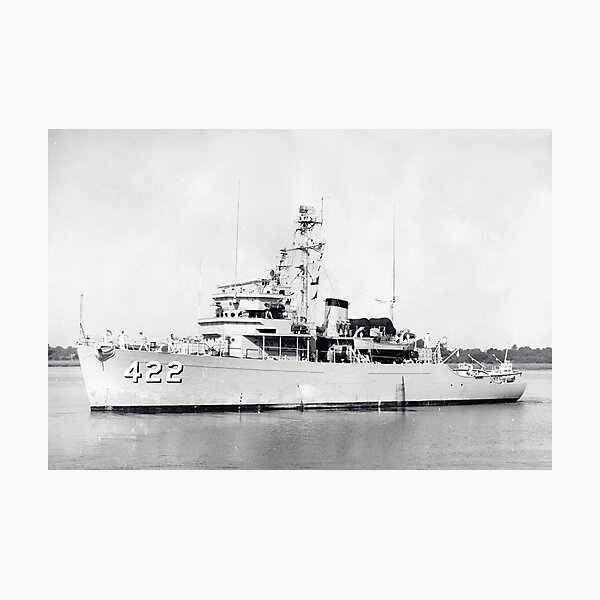 "USS AGGRESSIVE (MSO-422) SHIP'S STORE" Photographic Print by ...