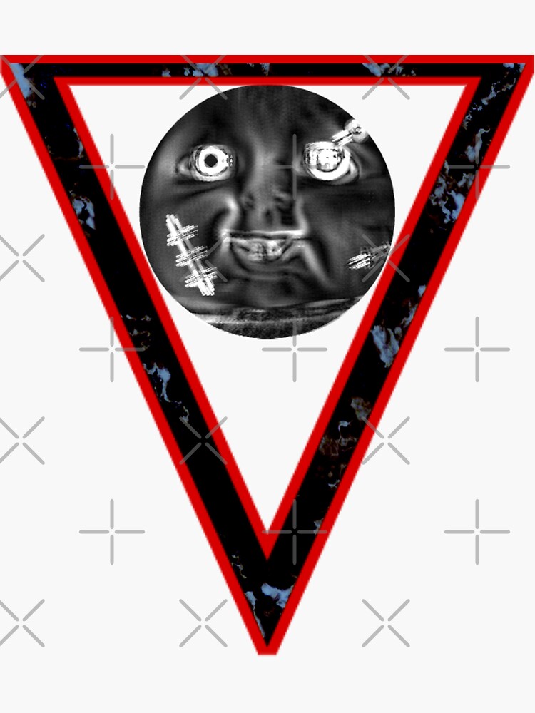 "zombie triangle" Sticker for Sale by Awadh2829 | Redbubble