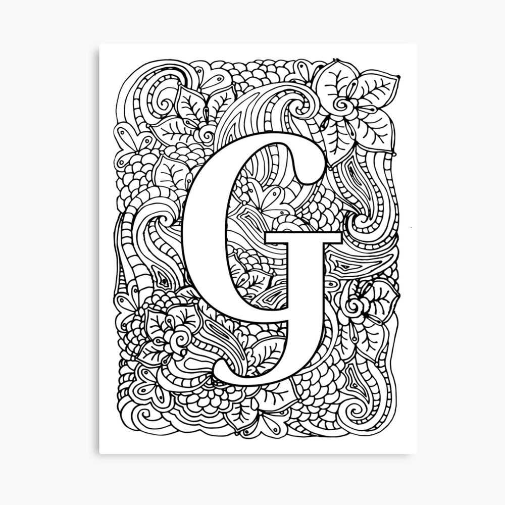 Coloring Letter G