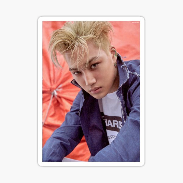 "EXO KAI LUCKY ONE EX'ACT" Sticker for Sale by ohsenshine | Redbubble