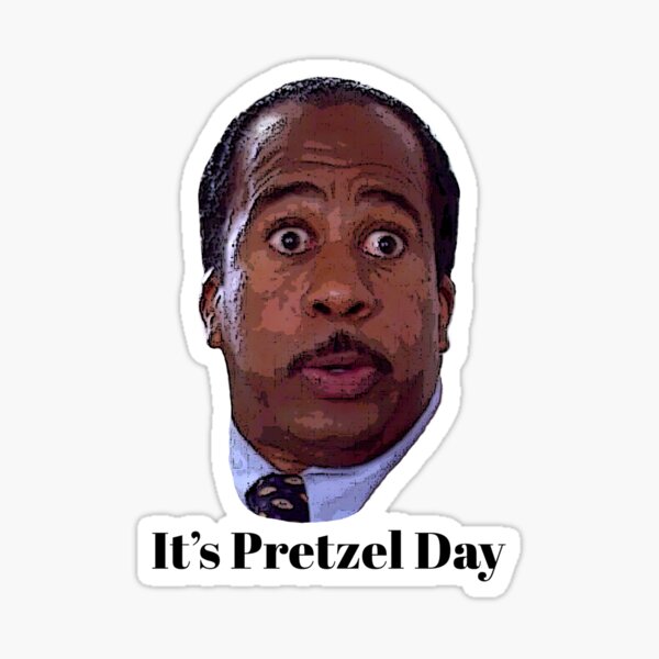 It\u2019s Pretzel Day Stanley Sticker The Office Sticker Embellishments ...