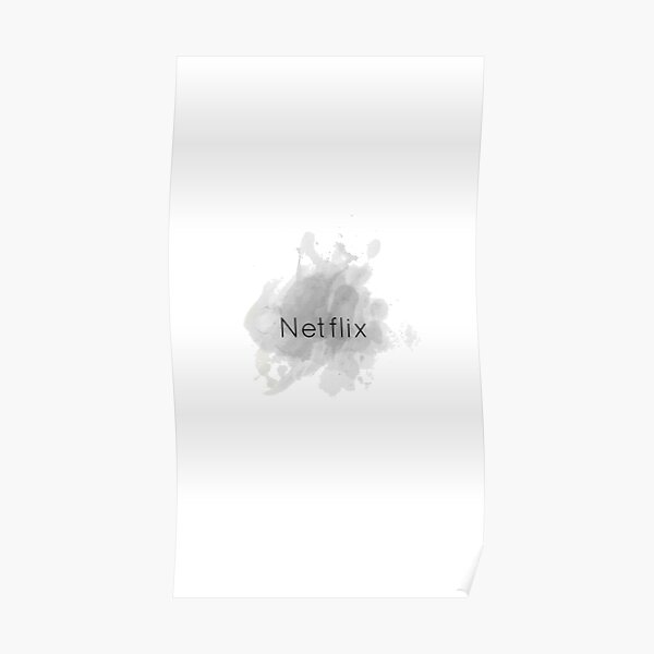 "Netflix logo" Poster for Sale by DarkofYou | Redbubble
