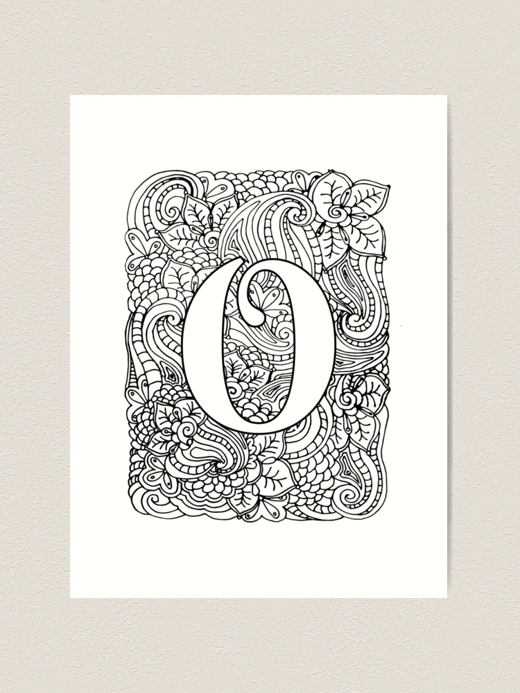 O Coloring Pages