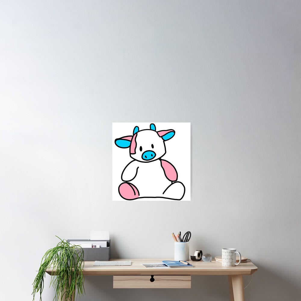 "Trans cow" Poster by sebstann | Redbubble