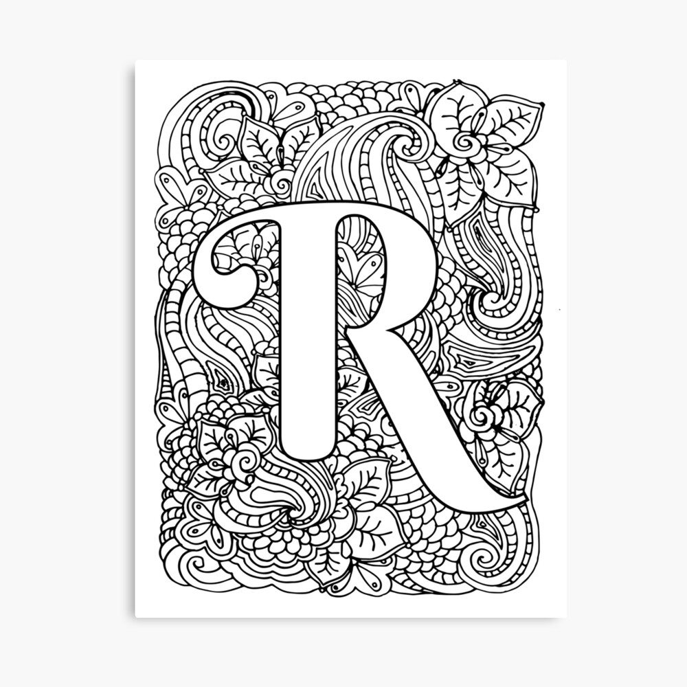Complex R Coloring Pages