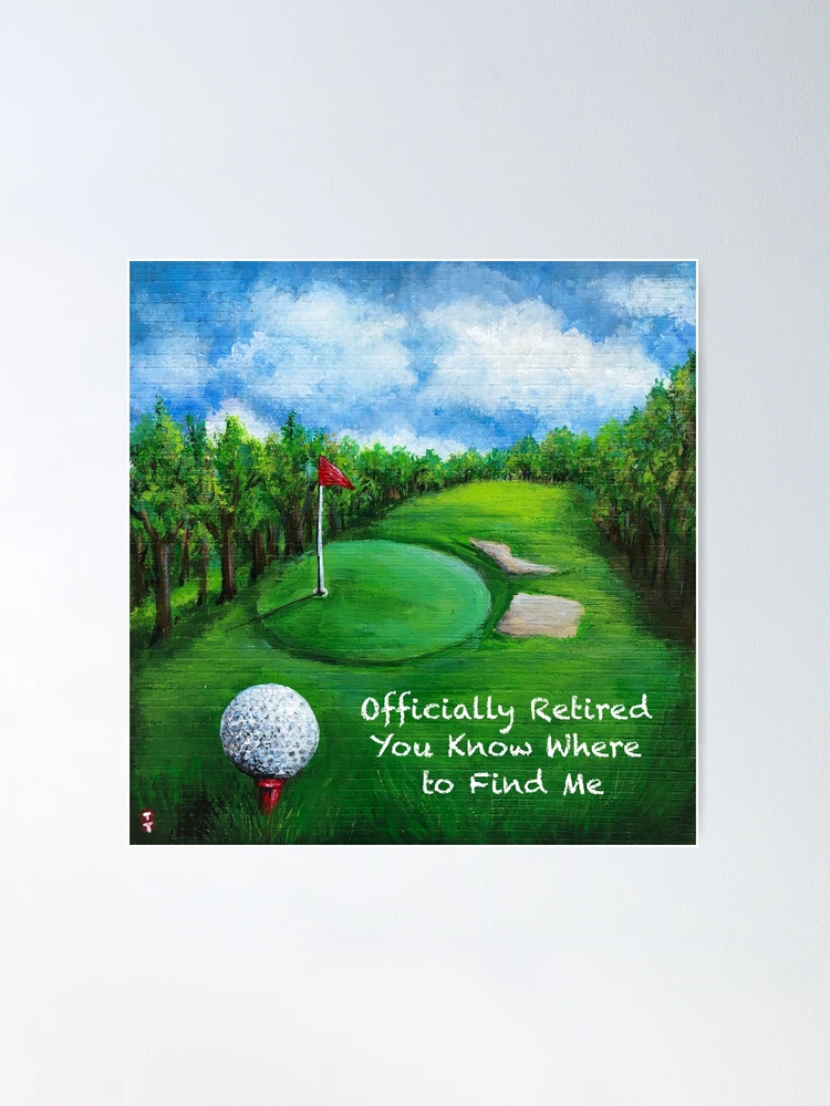 Retirement Flyer Golf