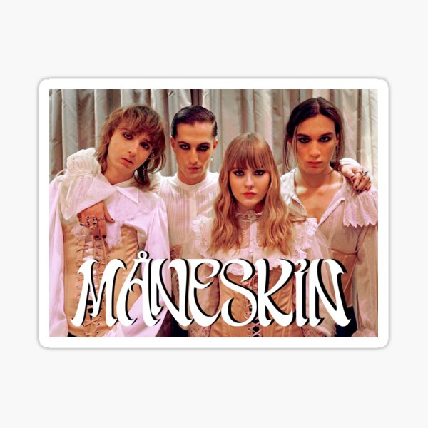 "Maneskin" Sticker for Sale by Liluna | Redbubble