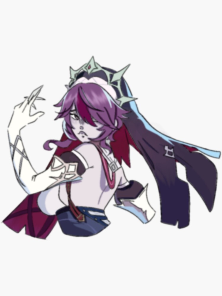 "Rosaria" Sticker for Sale by Toadstealer | Redbubble