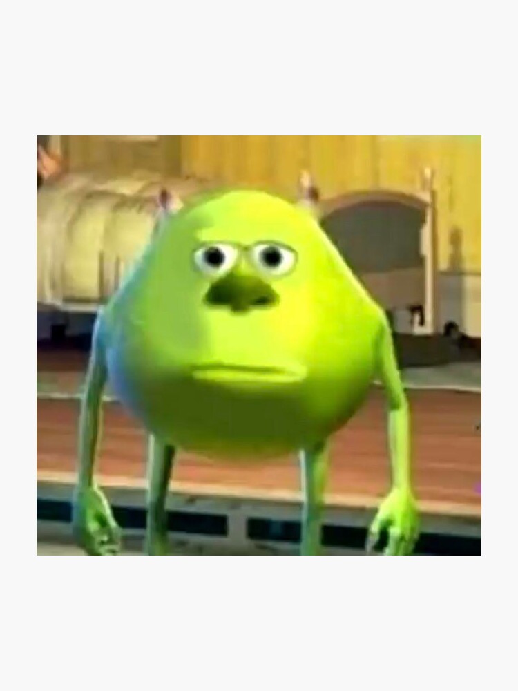 "Cursed mike" Sticker for Sale by LostTurkey | Redbubble