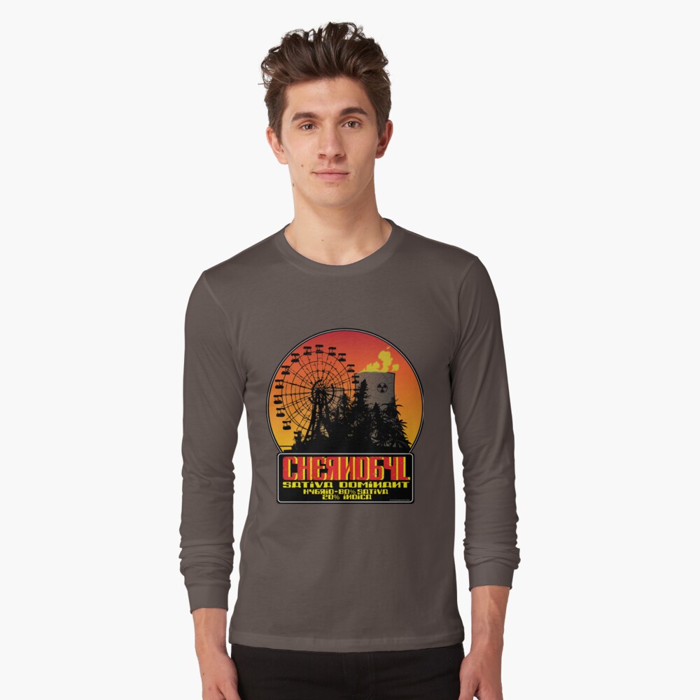 "Chernobyl Cannabis Strain Art" Sticker for Sale by kushcoast | Redbubble