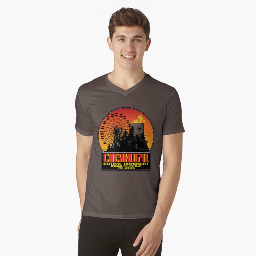 "Chernobyl Cannabis Strain Art" Sticker for Sale by kushcoast | Redbubble