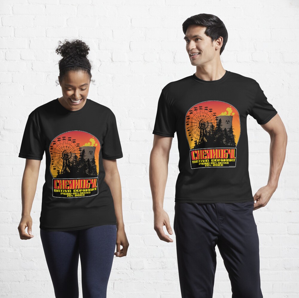 "Chernobyl Cannabis Strain Art" Sticker for Sale by kushcoast | Redbubble