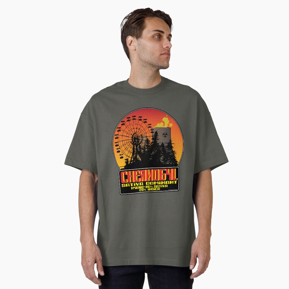 "Chernobyl Cannabis Strain Art" Sticker for Sale by kushcoast | Redbubble