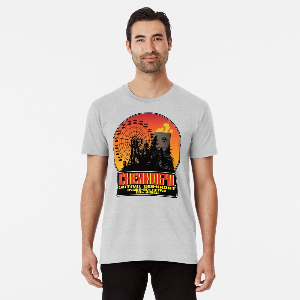 "Chernobyl Cannabis Strain Art" Sticker for Sale by kushcoast | Redbubble