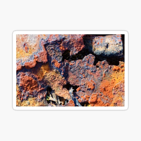 "rainbow rust" Sticker for Sale by eyelife | Redbubble