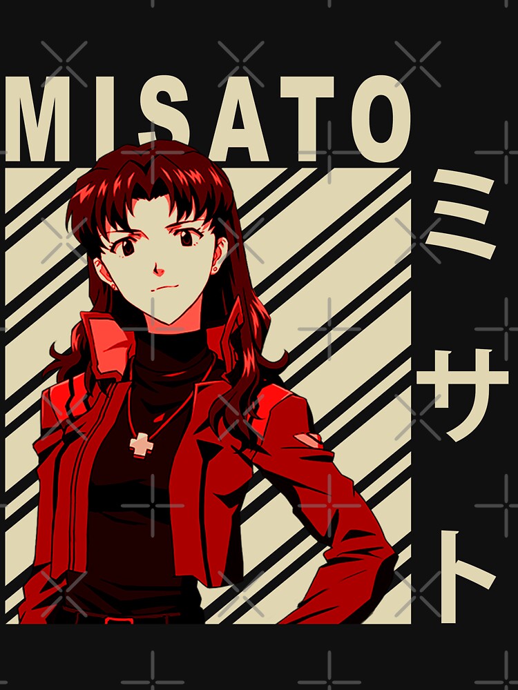 "Misato Katsuragi - Vintage Art" T-shirt for Sale by LahcenBamouh ...