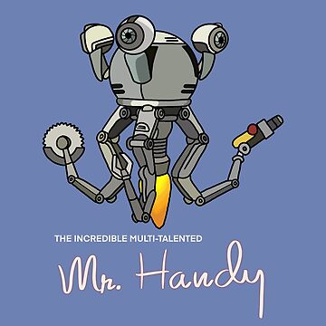"The Incredible Multi-Talented Mr Handy" Art Board Print for Sale by ...