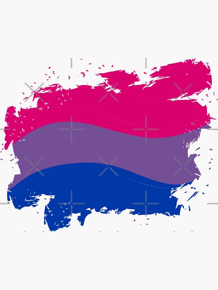 "LGBT pride discreet | lgbt discrete | Bi | bi flag " Sticker for Sale ...