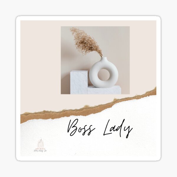 ""Boss Lady"" Sticker by HipStealz | Redbubble