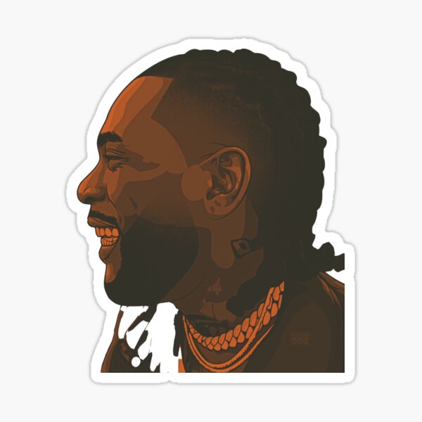 "Burna" Sticker by ApeShift | Redbubble