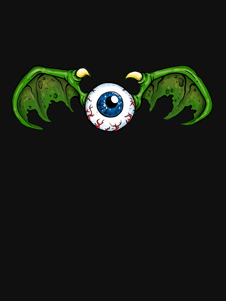 "Demon Winged Eyeball" T-shirt for Sale by boogieghoulie | Redbubble ...
