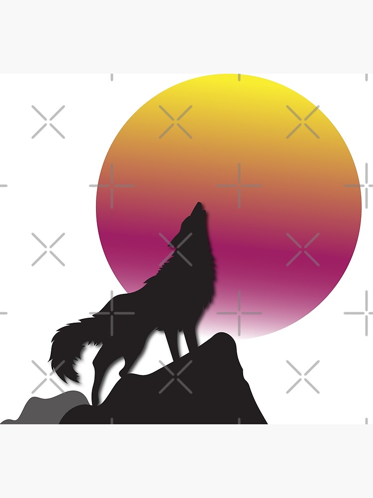 "sigma wolf" Poster by QMED | Redbubble