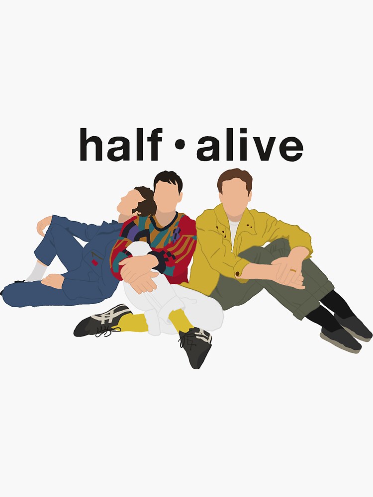 "Half Alive Logo" Sticker for Sale by madmarket | Redbubble