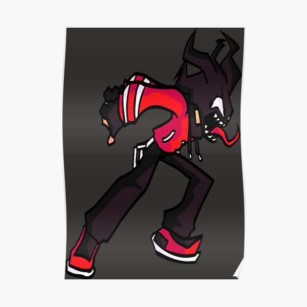 Póster «Agoti FNF (Friday Night Funkin)» de Atsuhiro | Redbubble