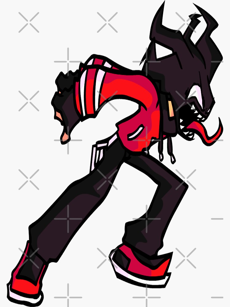 "Agoti FNF (Friday Night Funkin)" Sticker by Atsuhiro | Redbubble