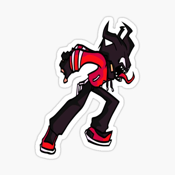 Pegatina «Agoti FNF (Friday Night Funkin)» de Atsuhiro | Redbubble