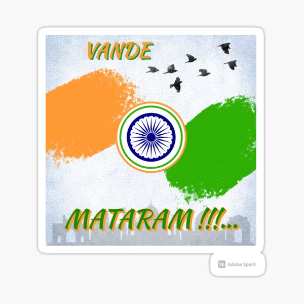 "India Vande Mataram" Sticker for Sale by Rex0Br | Redbubble