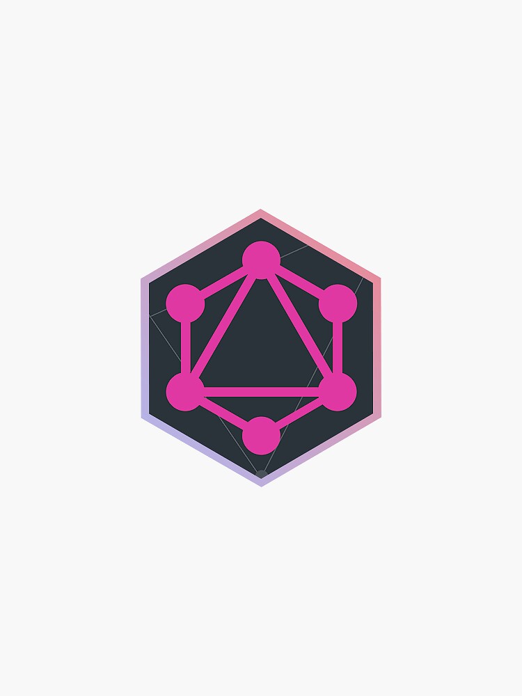 "GraphQL Hexagon" Sticker for Sale by JFKsStickers | Redbubble