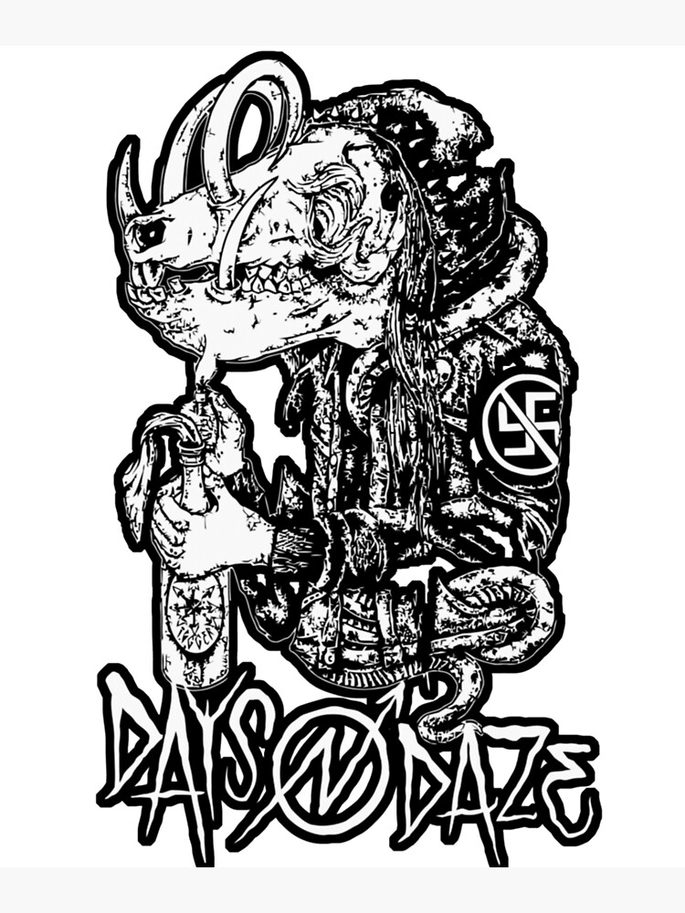 "Days N Daze Anarchy Logo T-Shirt" Poster by AlfredRais | Redbubble