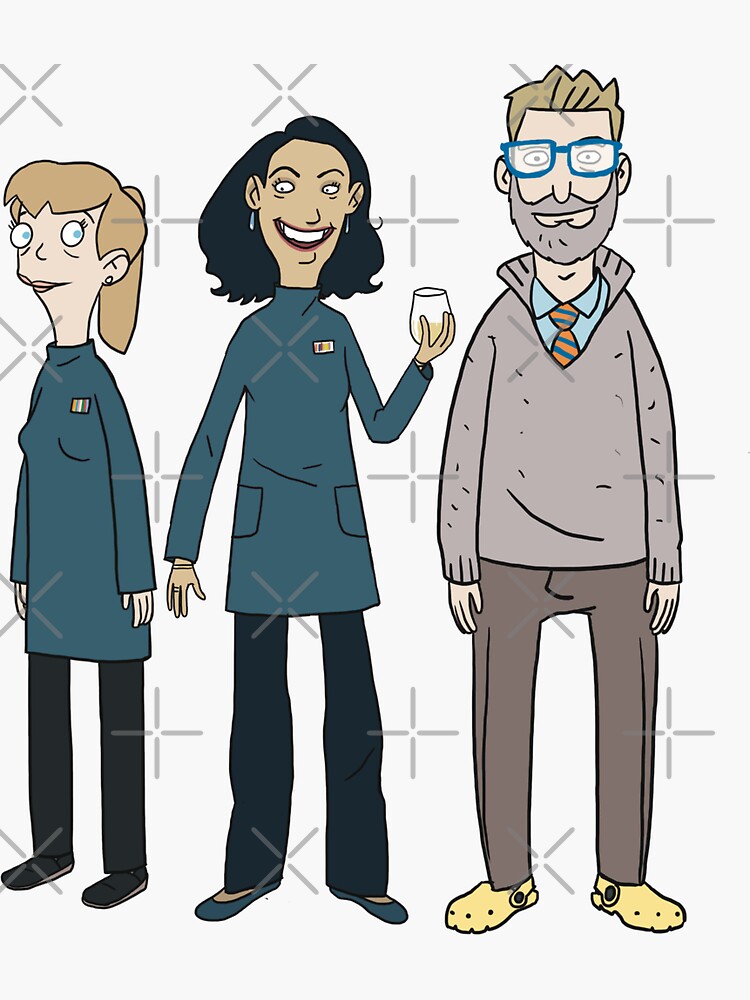 "Leah,Laura,Terry at Tabla!" Sticker for Sale by millerdrawings | Redbubble