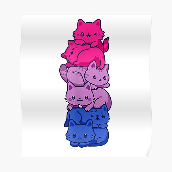 Bi Pride Flag Wall Art | Redbubble