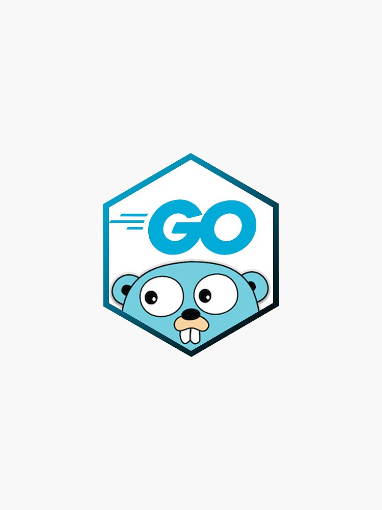 "Golang Hexagon" Sticker for Sale by JFKsStickers | Redbubble