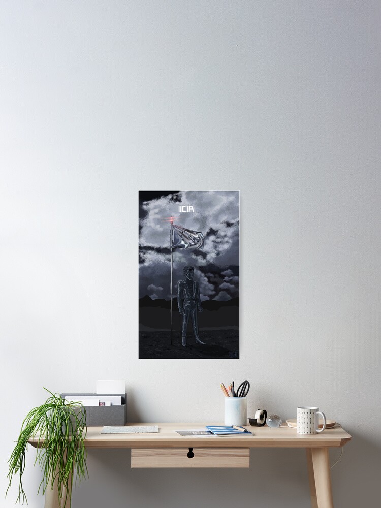"Icia" Poster for Sale by bluespacebird | Redbubble