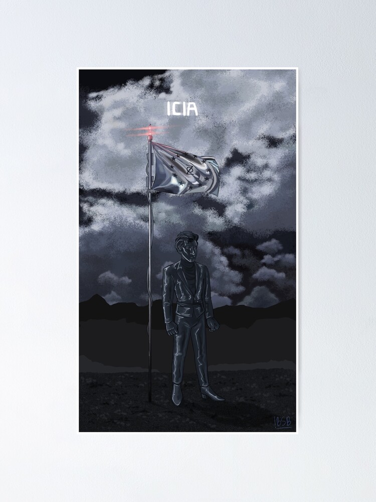 "Icia" Poster for Sale by bluespacebird | Redbubble
