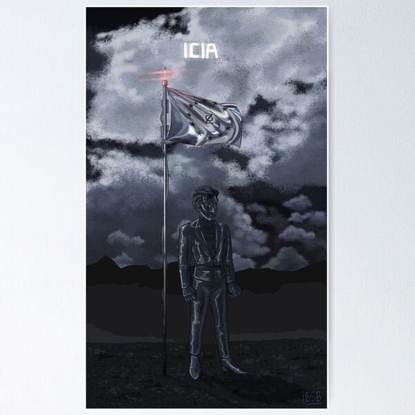 "Icia" Poster for Sale by bluespacebird | Redbubble