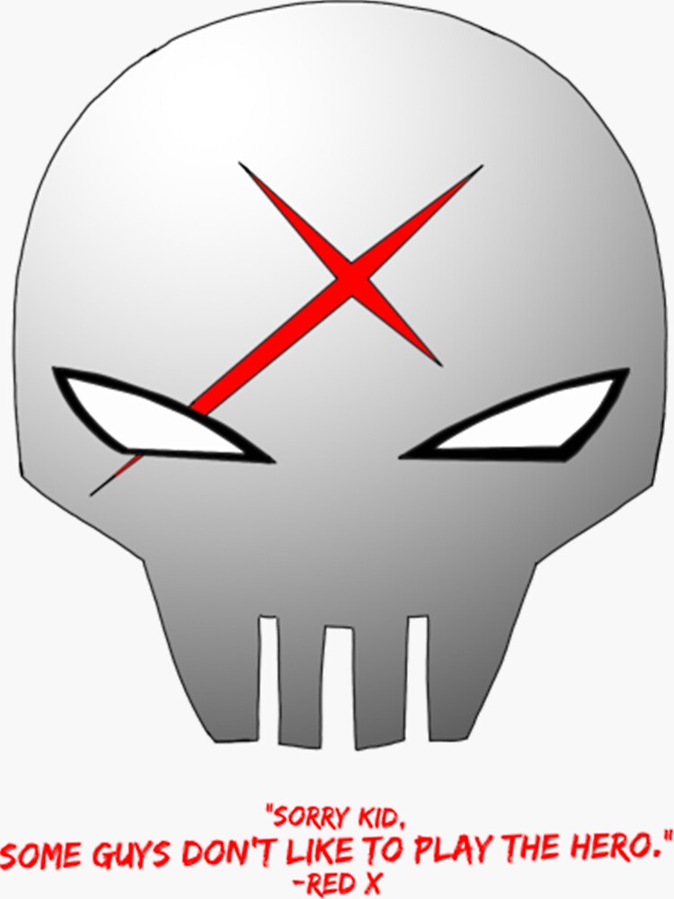 "Red X" Sticker for Sale by Kylehunte | Redbubble
