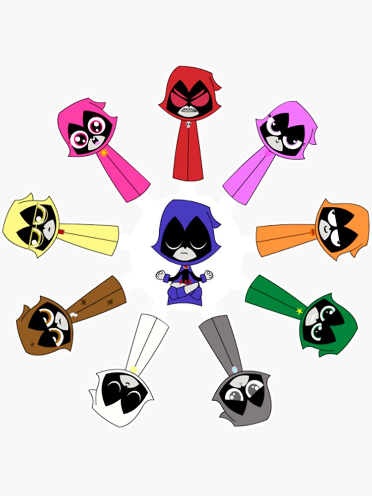 "Raven's Emoticlones" Sticker for Sale by Kylehunte | Redbubble