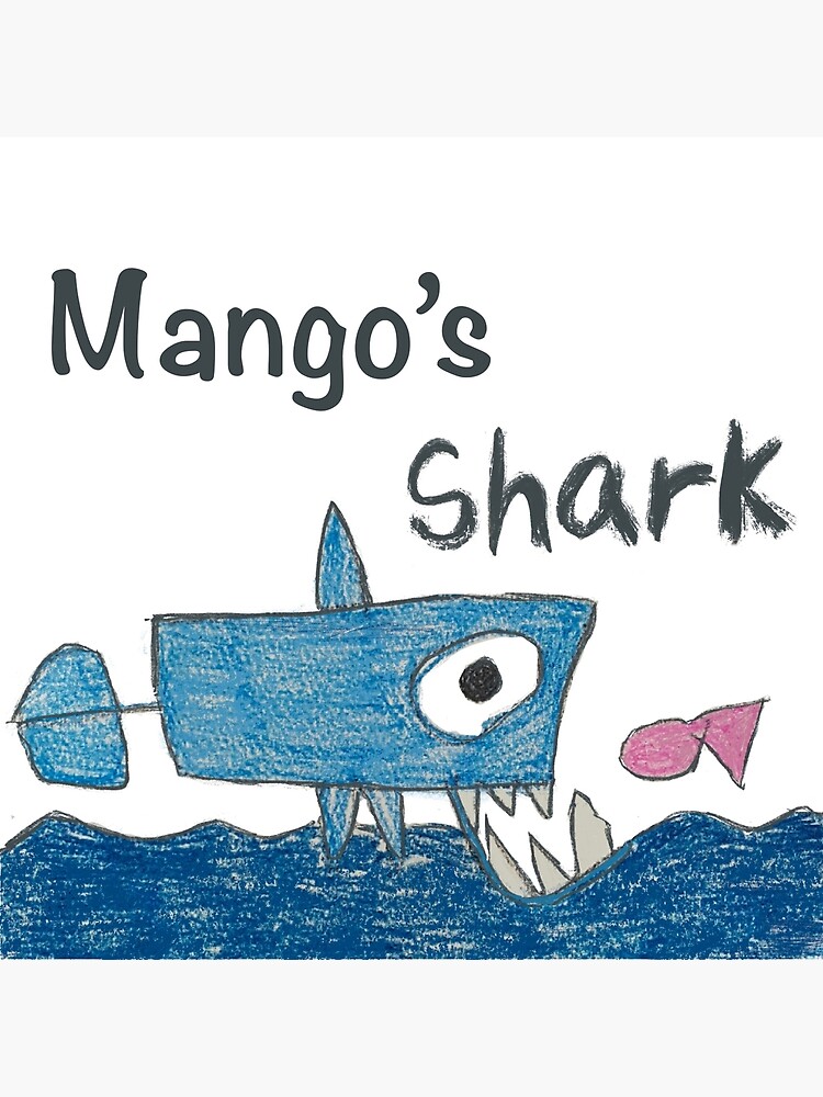 "Mango’s hunting shark" Poster by Mangos-Dinos | Redbubble