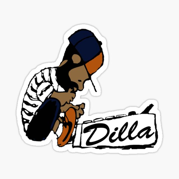 "J Dilla Today In Hip Hop History " Sticker for Sale by GarnetDoyle ...