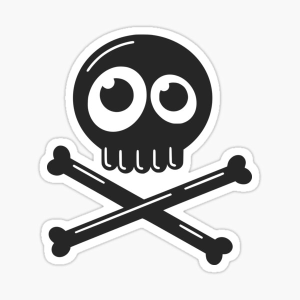 "Funny Shy skeleton" Sticker for Sale by Seiya-shop | Redbubble