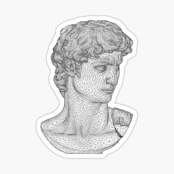 "michelangelo" Sticker by obviouslogic | Redbubble