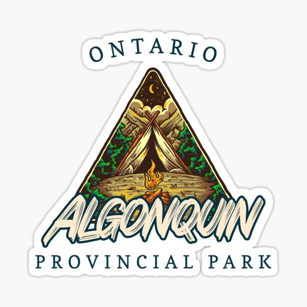 "Algonquin Park Ontario" Sticker for Sale by CJacobsDesigns | Redbubble