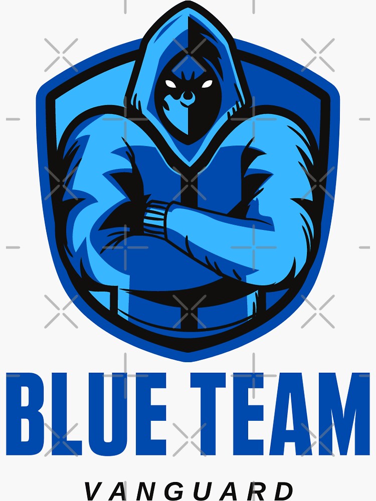 "Blue Team Logo for IT Hacking" Sticker for Sale by FrancisP2 | Redbubble