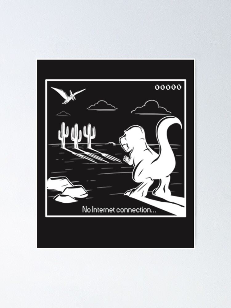 "T Rex Offline Hi" Poster for Sale by CordeyIgnacio | Redbubble