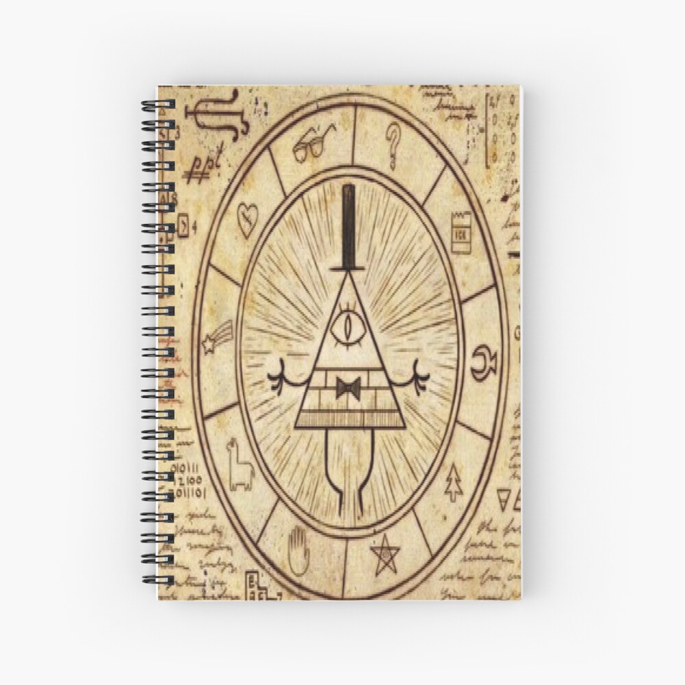"Gravity Falls" Spiral Notebook for Sale by JUBYEE | Redbubble