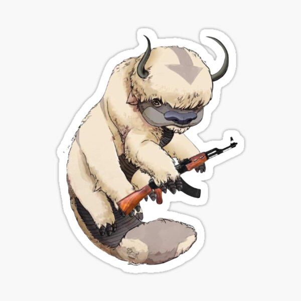 "Appa With A Choppa" Sticker for Sale by falpmen1 | Redbubble